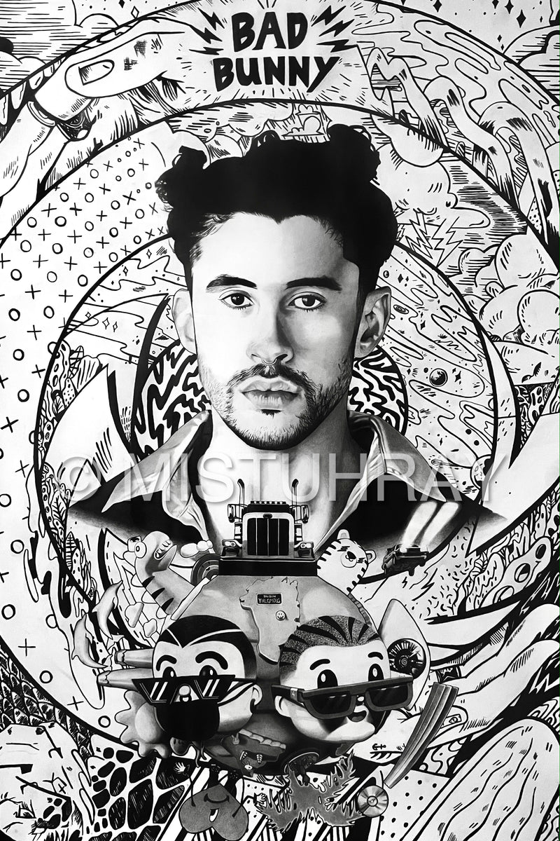 Bad Bunny Art Print (Limited Edition) – MistuhRay